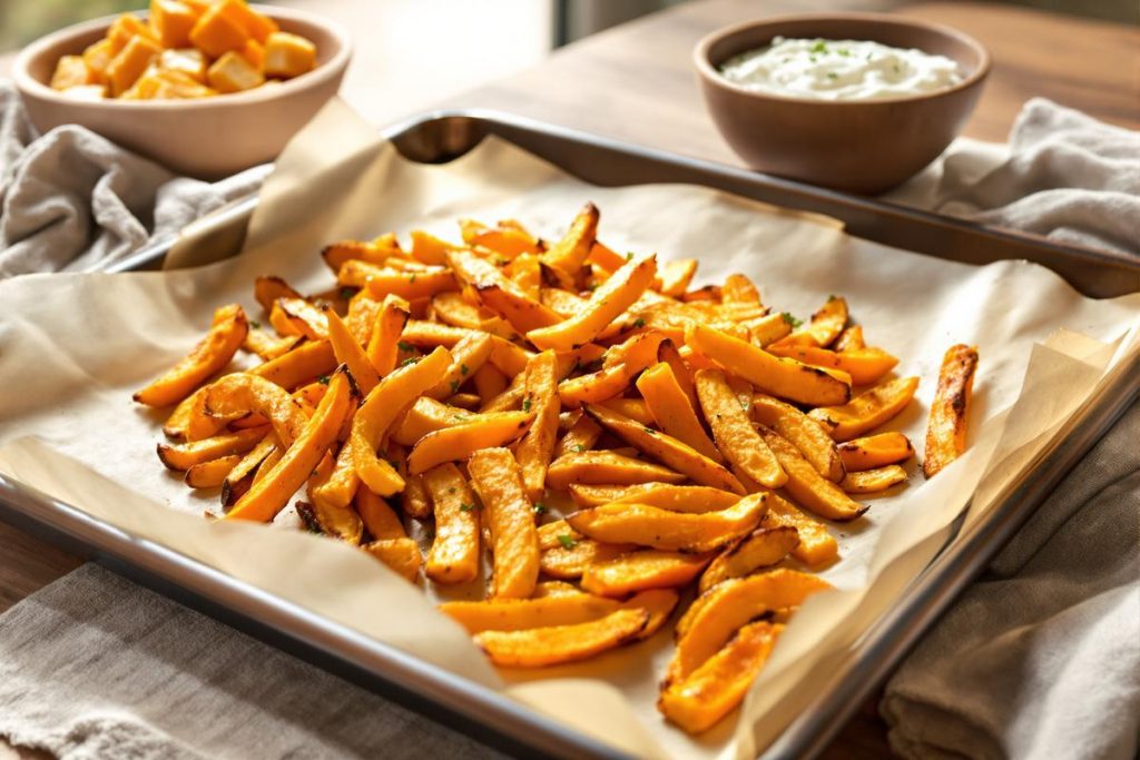 Frites de courge au four : cette recette croustillante va vous rendre ...